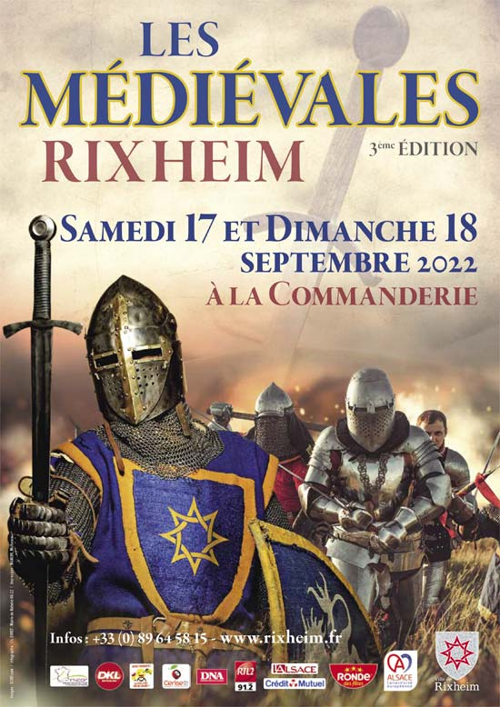 Les Médiévales de Rixheim 2022 sur le portail médiéval