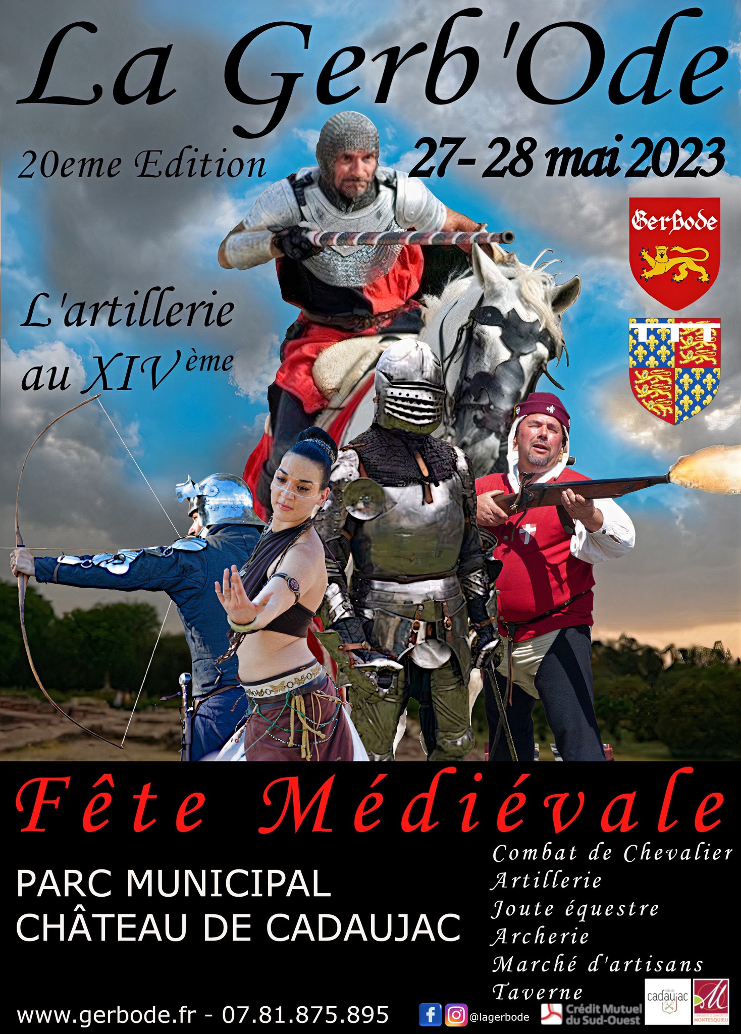 Le Printemps de la Gerb'Ôde 2023 sur le portail médiéval