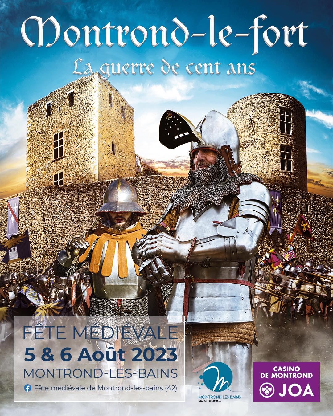 Fête Médiévale de Montrond-les-Bains 2023 sur le portail médiéval