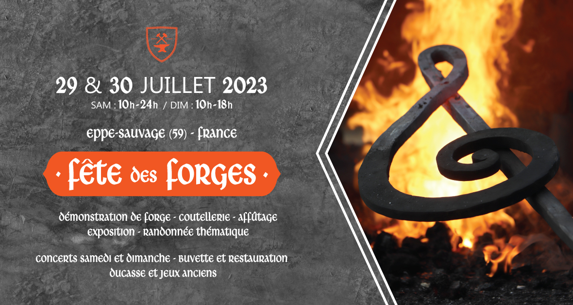 Fête des Forges à Eppe-Sauvage sur le portail médiéval