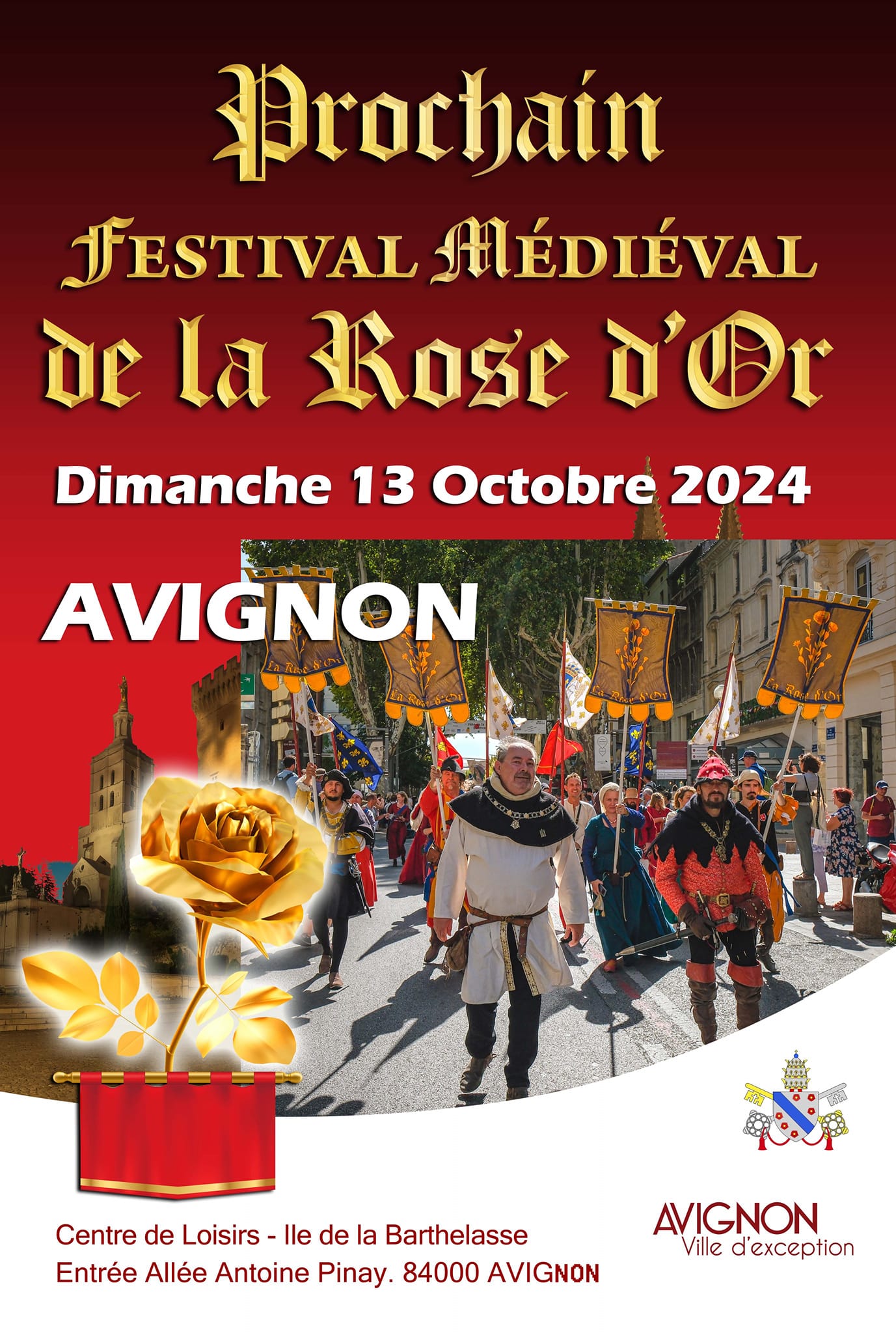 Festival Médiéval de la Rose d'Or 2024 sur le portail médiéval