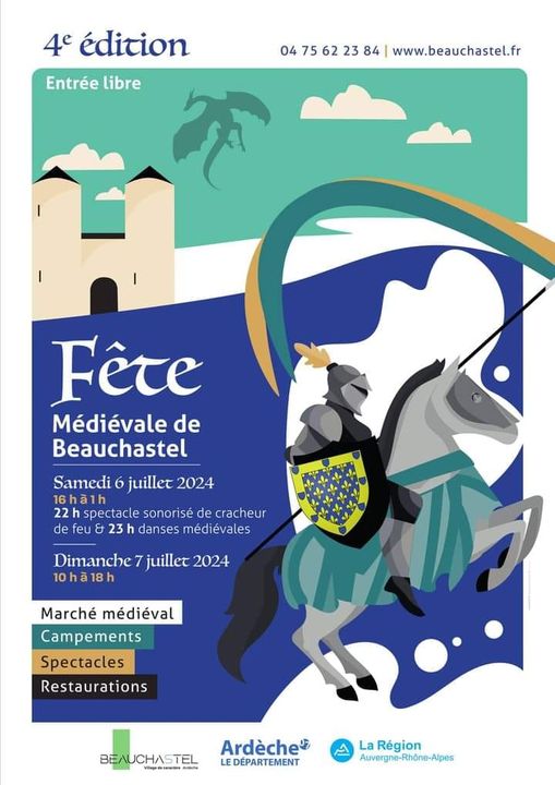 Fête médiévale Beauchastel : Les rives du passé 2024 sur le portail ...