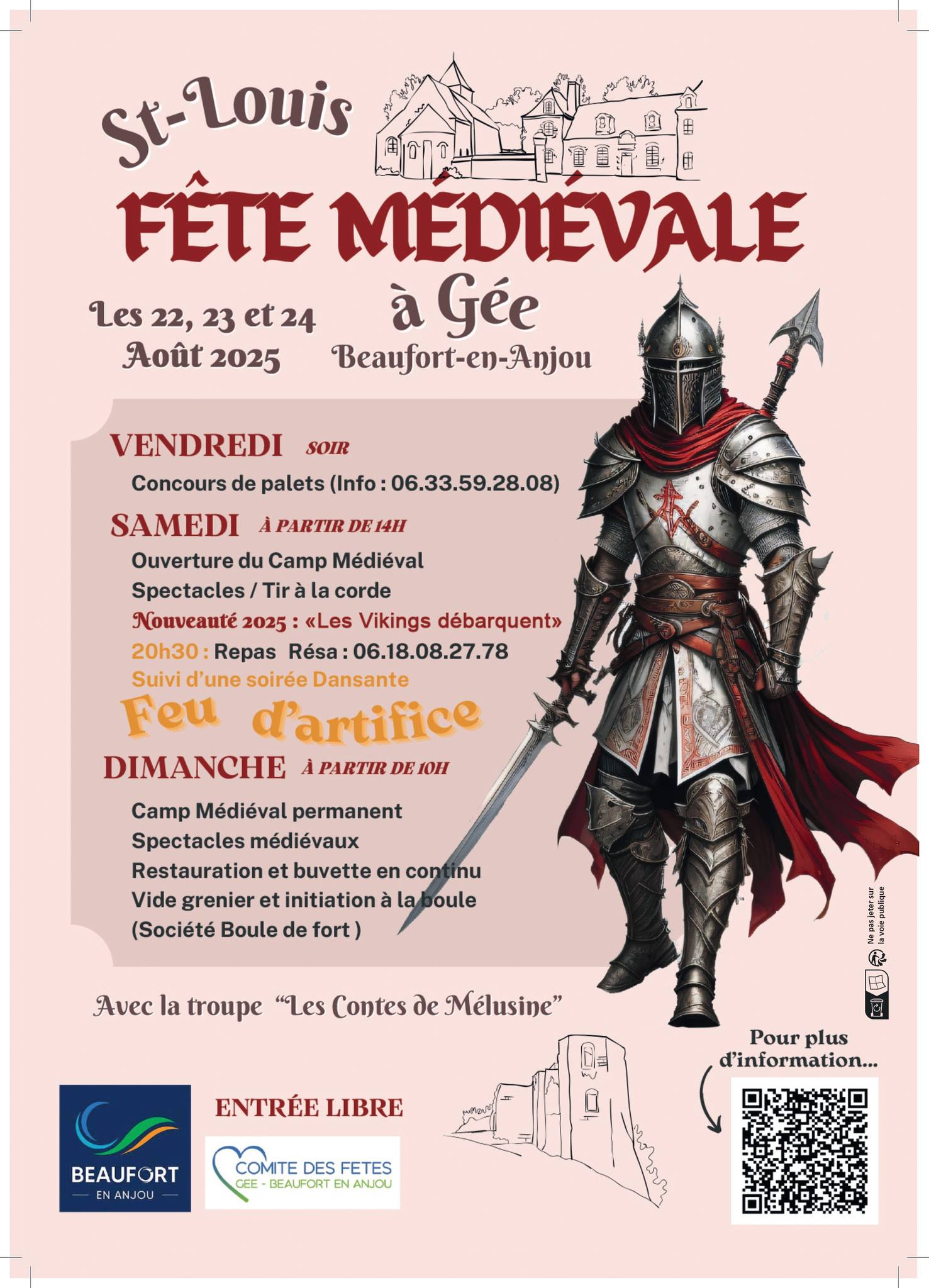 Fête Médiévale de Gée sur le portail médiéval