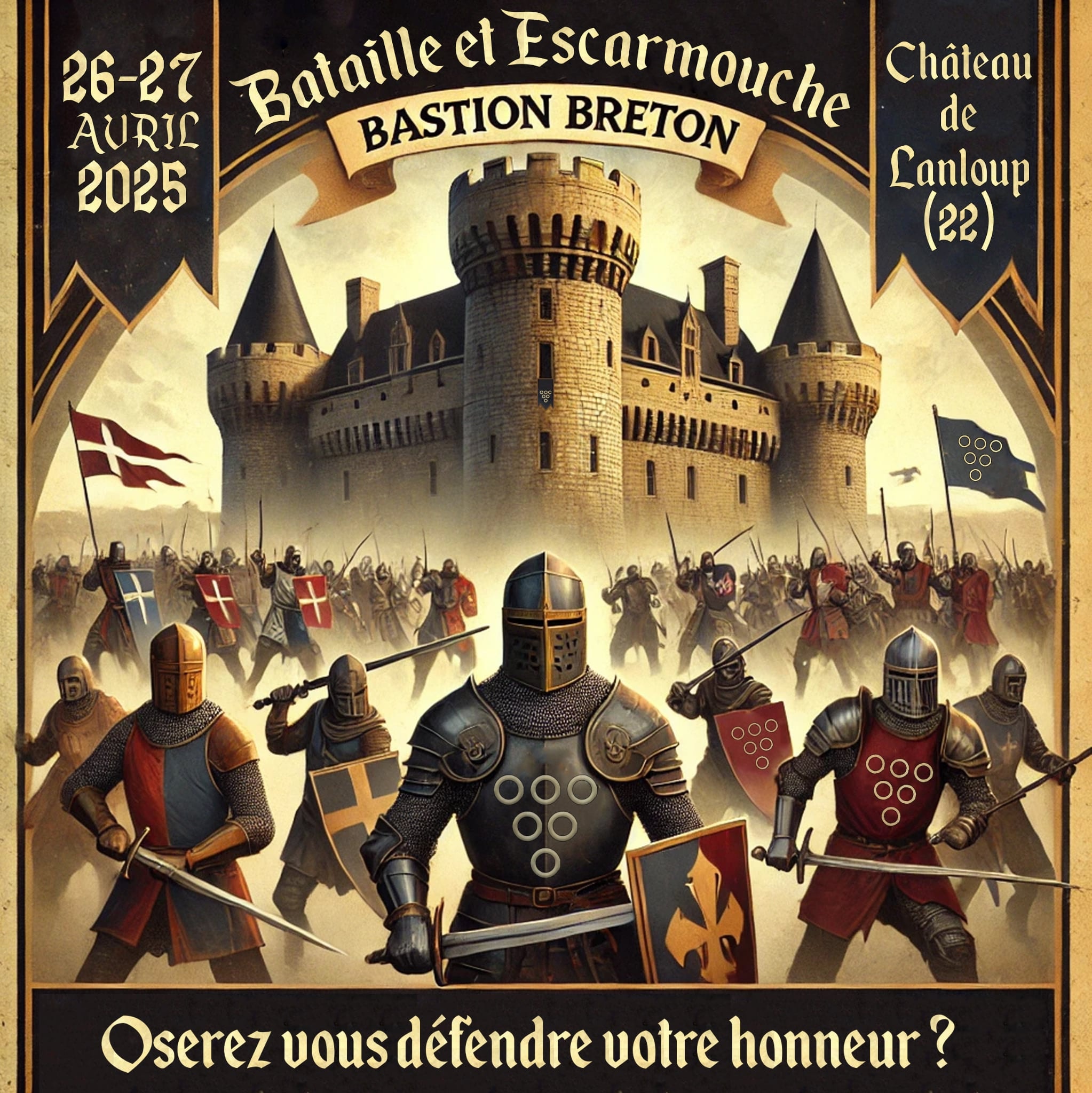 Bataille et Escarmouche – Bastion Breton au Château de Lanloup sur le ...