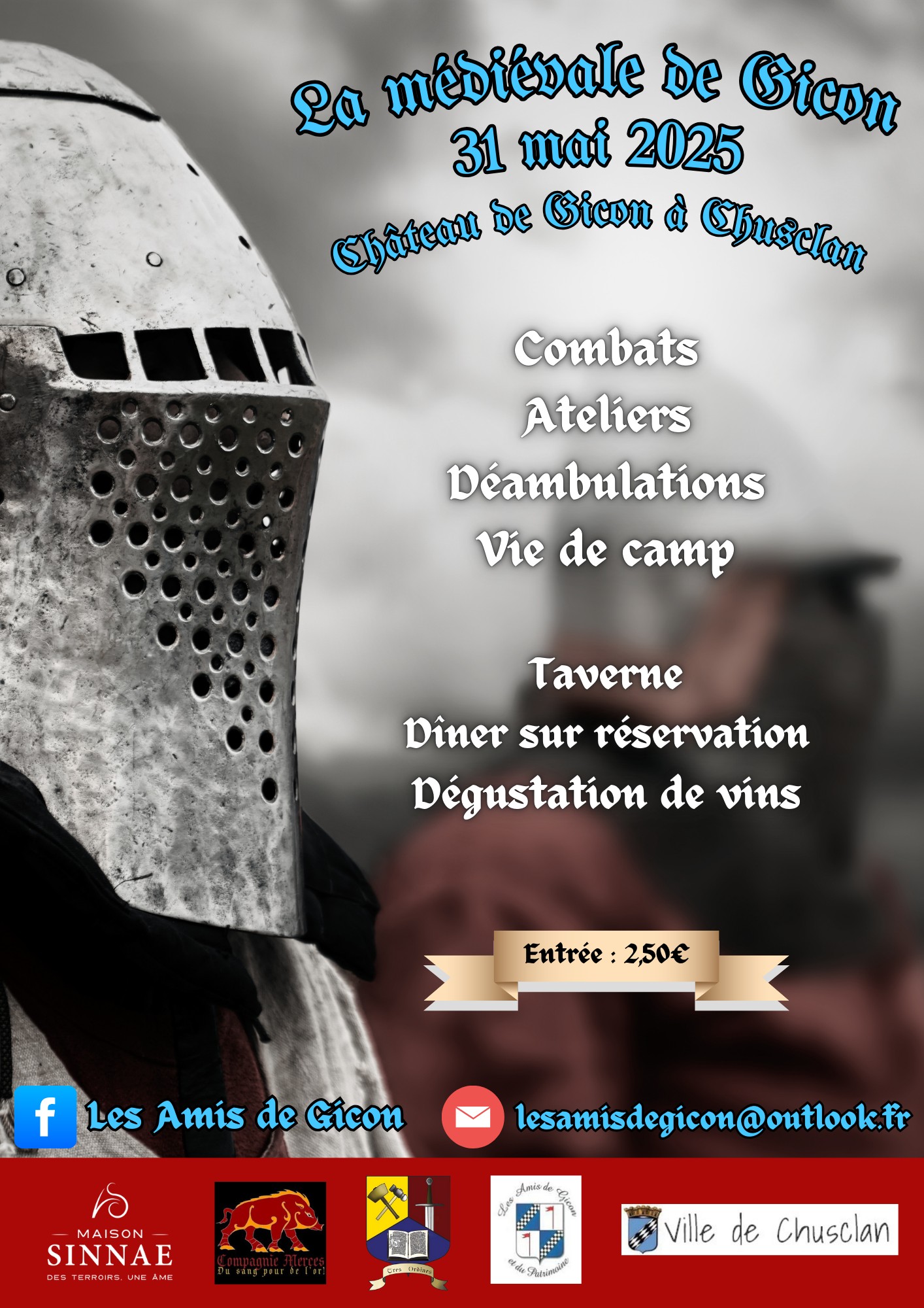 La Médiévale de Gicon sur le portail médiéval