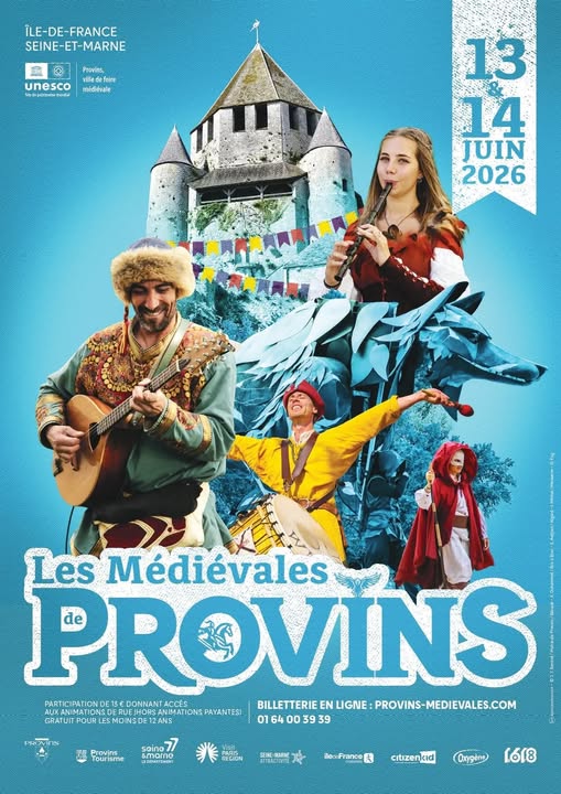 Les médiévales de Provins 2026 sur le portail médiéval