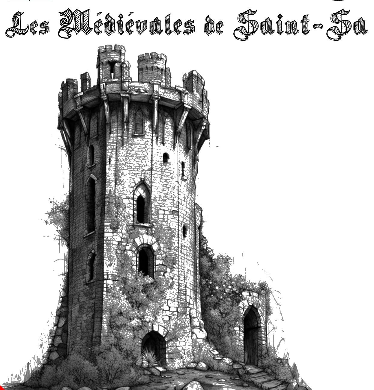 Médiévales de Saint-Savournin "Crusado Del Estello" sur le portail médiéval