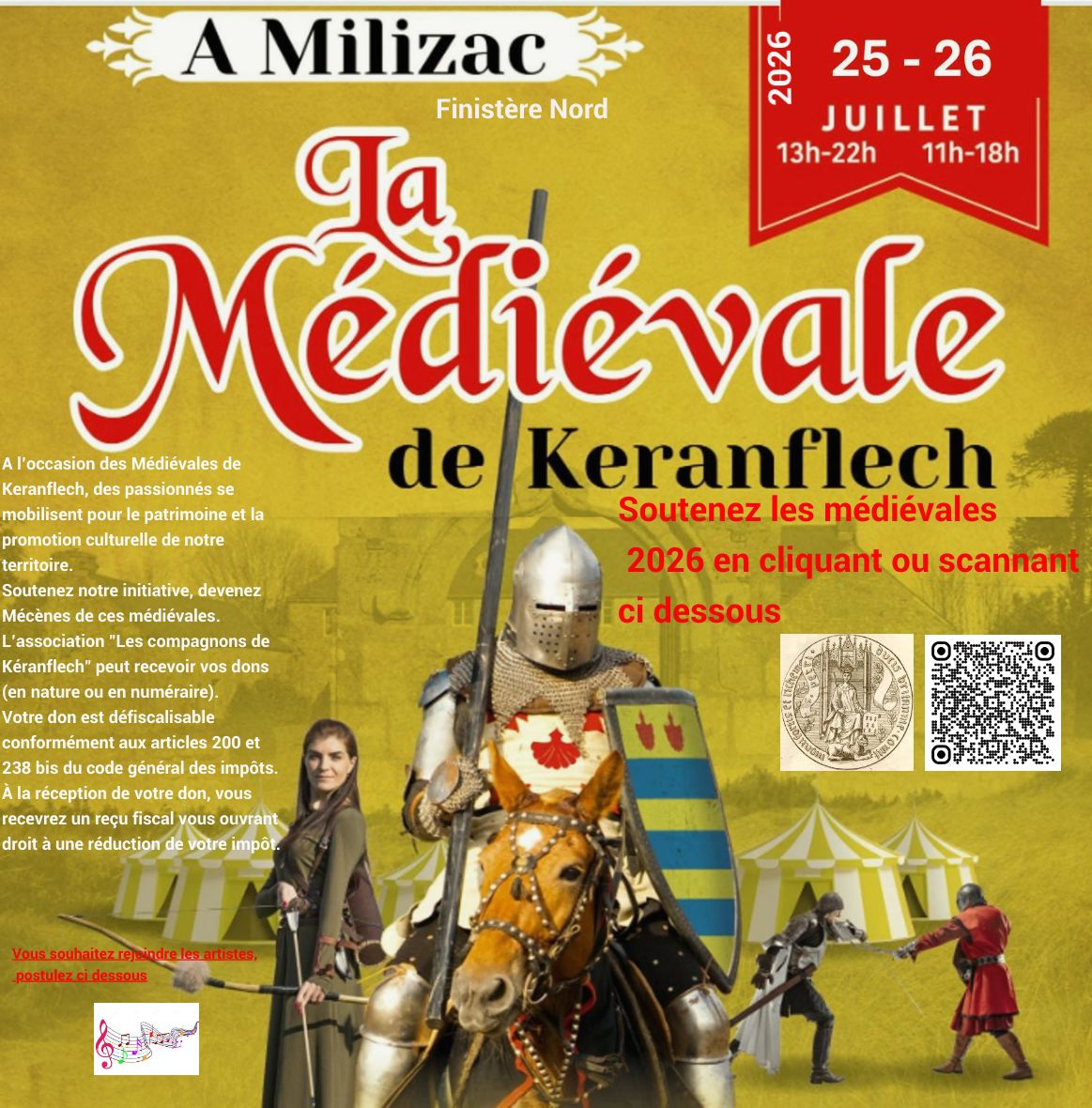 MEDIEVALE DE KERANFLECH sur le portail médiéval