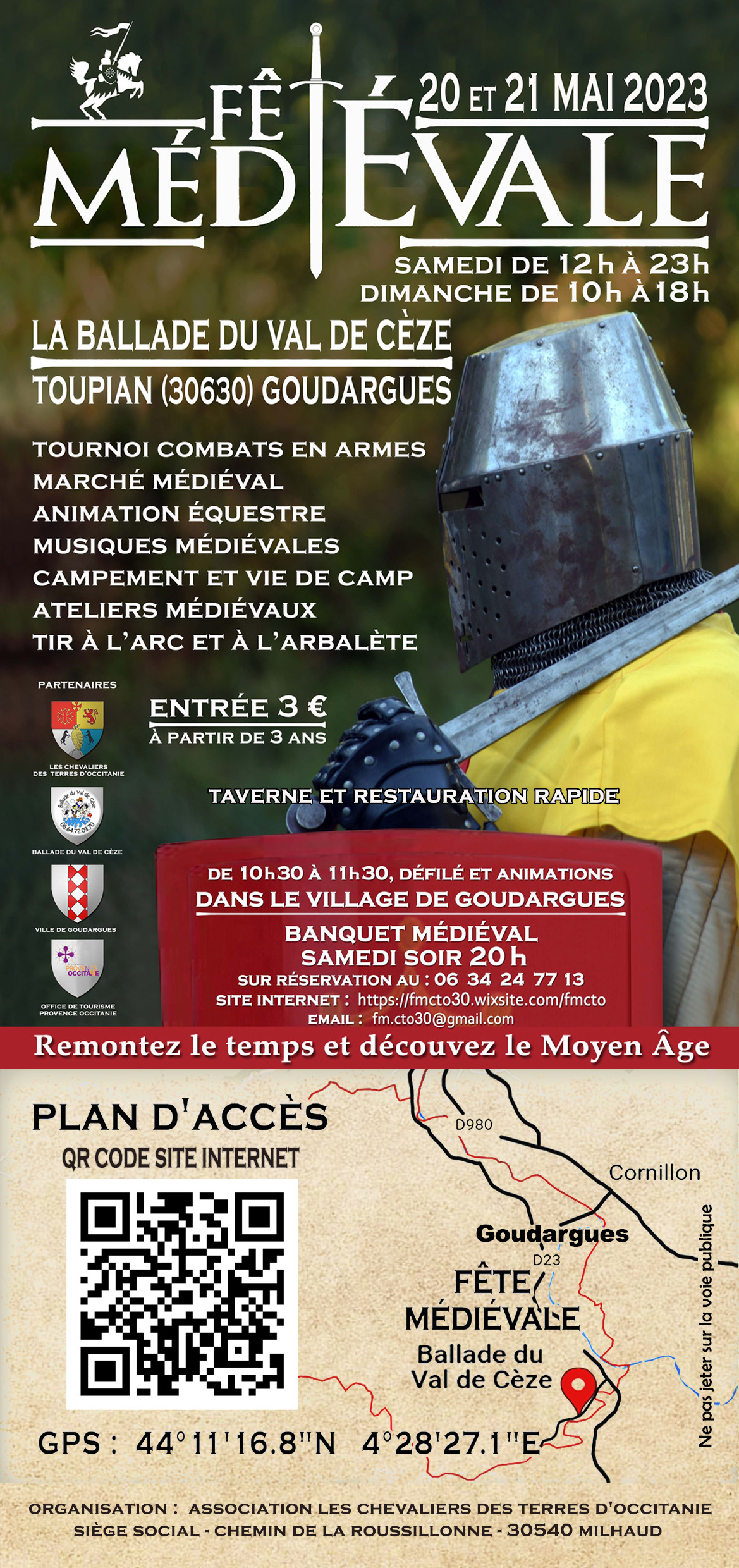 Fête Médiévale La Ballade de Val de Cèze à Goudargues (30630). sur le ...