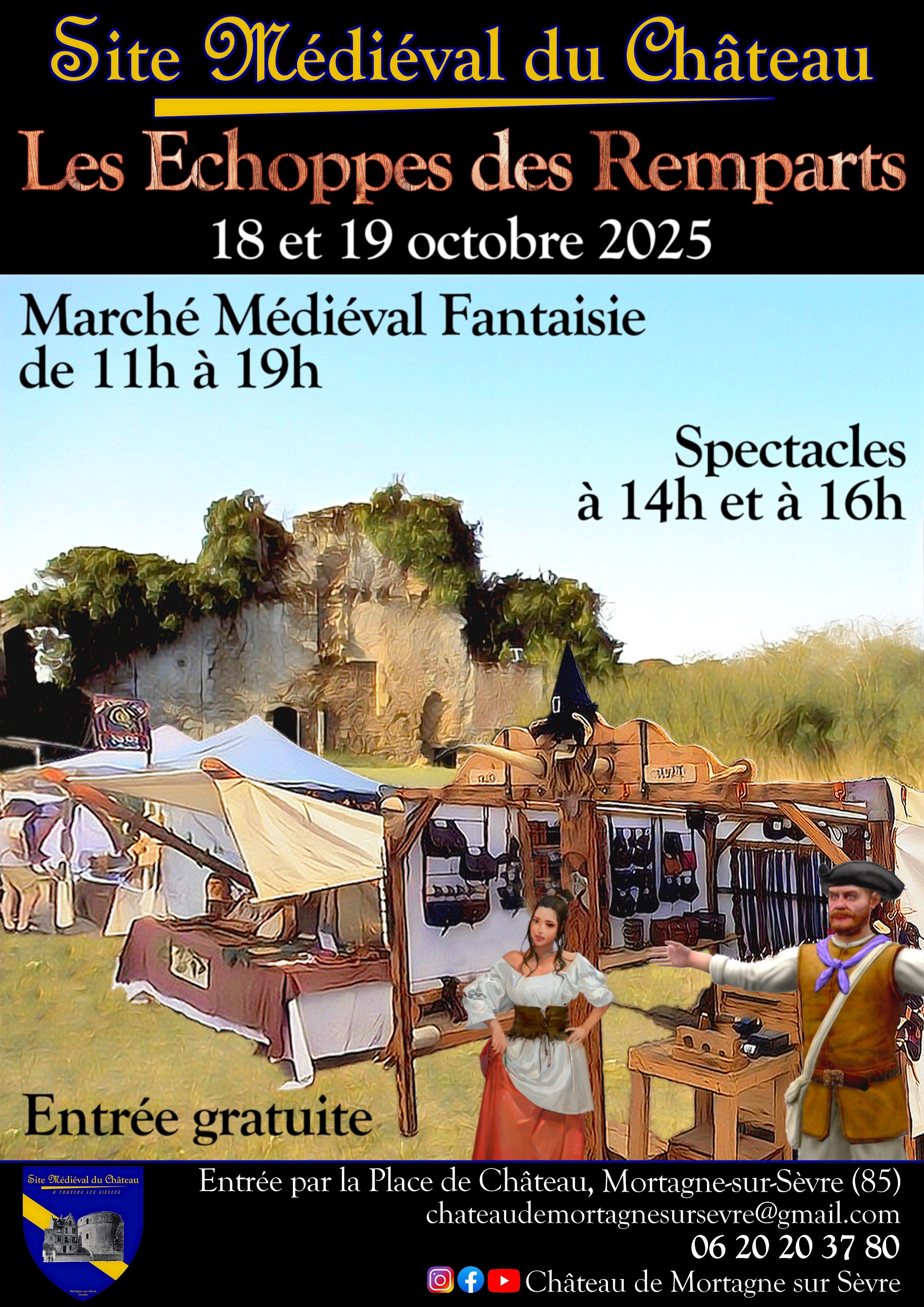 Les Echoppes des Remparts sur le portail médiéval