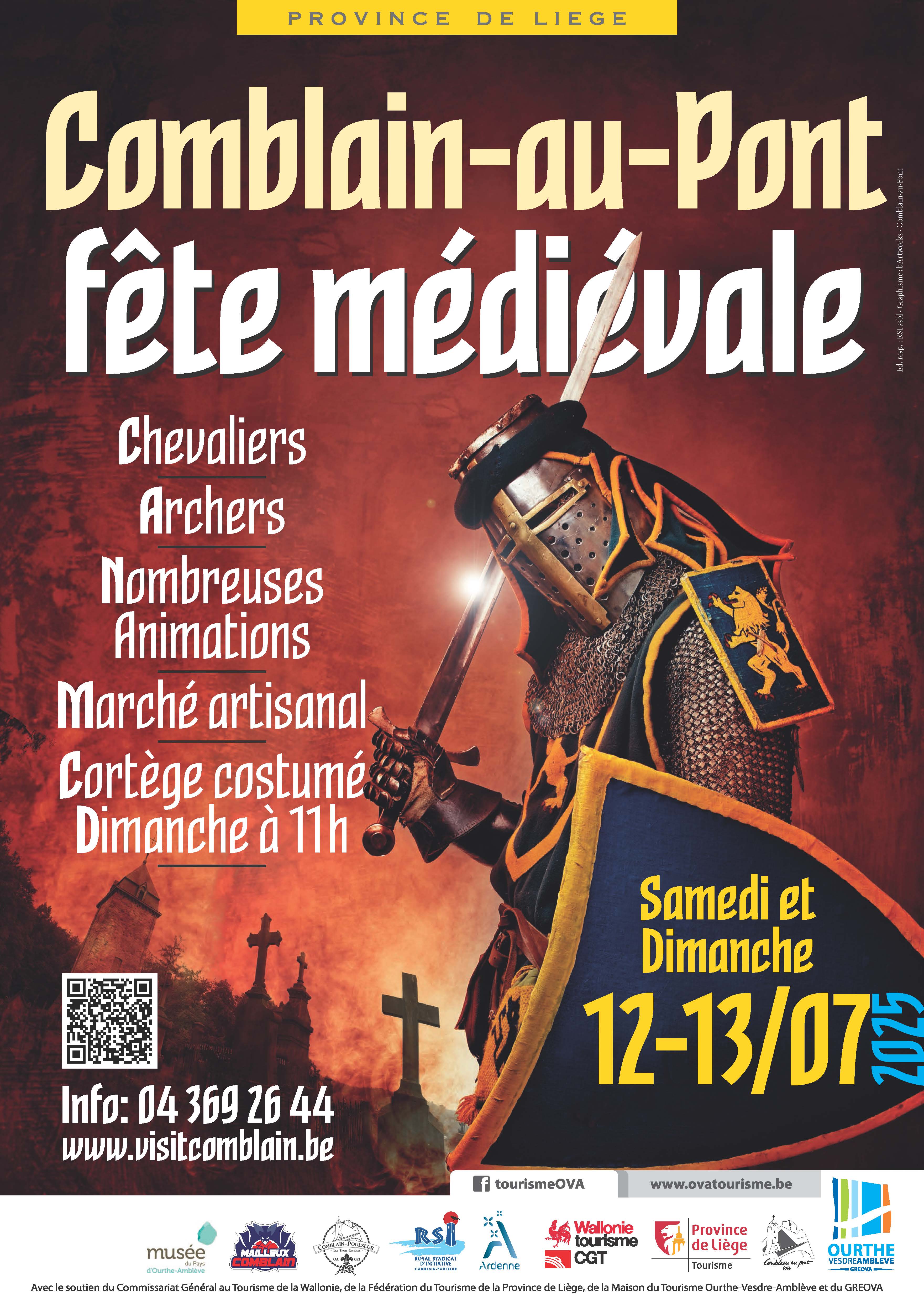 Fête médiévale de Comblain au Pont sur le portail médiéval