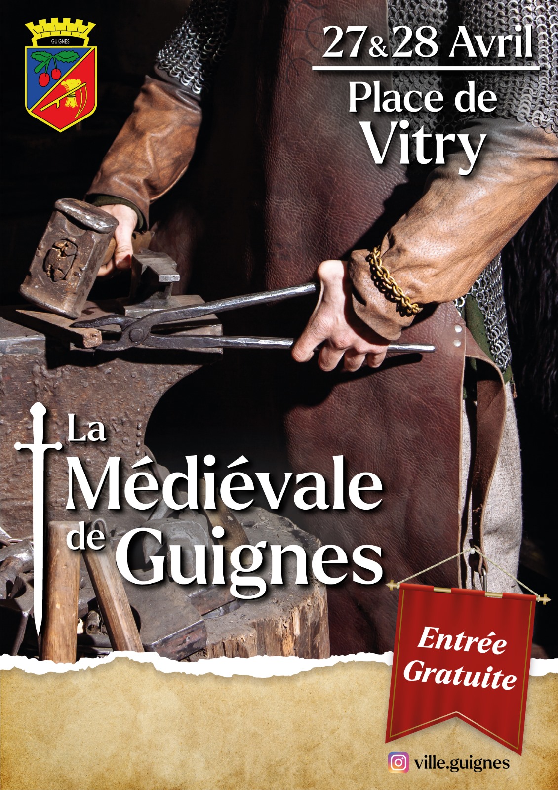 La médiévale de Guignes sur le portail médiéval