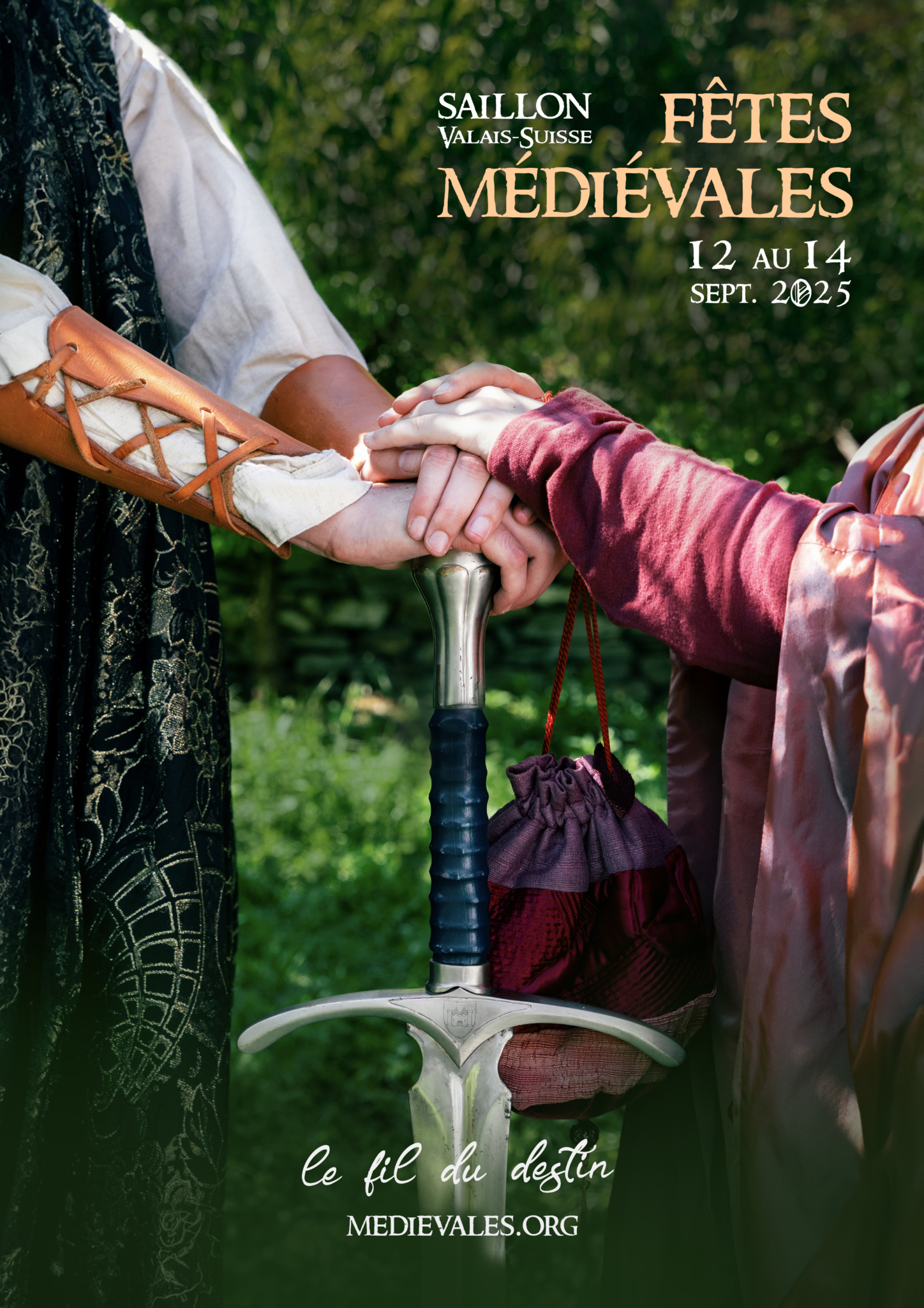 Fêtes médiévales Saillon sur le portail médiéval