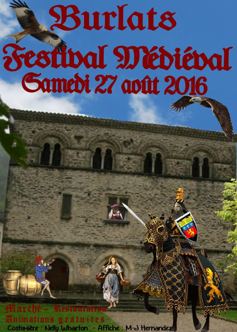 Festival médiéval, Adélaïde et ses troubadours sur le portail médiéval
