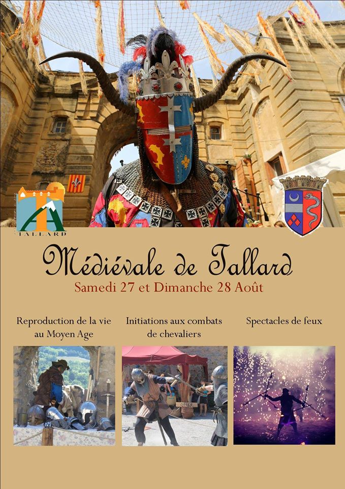 Fête médiévale de Tallard sur le portail médiéval