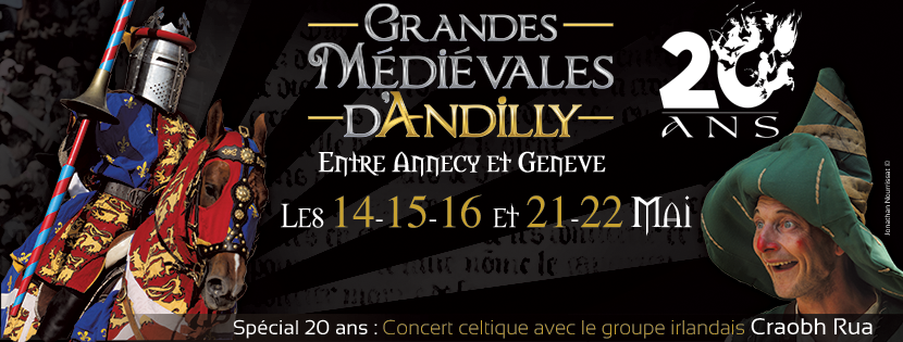 Grandes Médiévales d'Andilly 2016 sur le portail médiéval