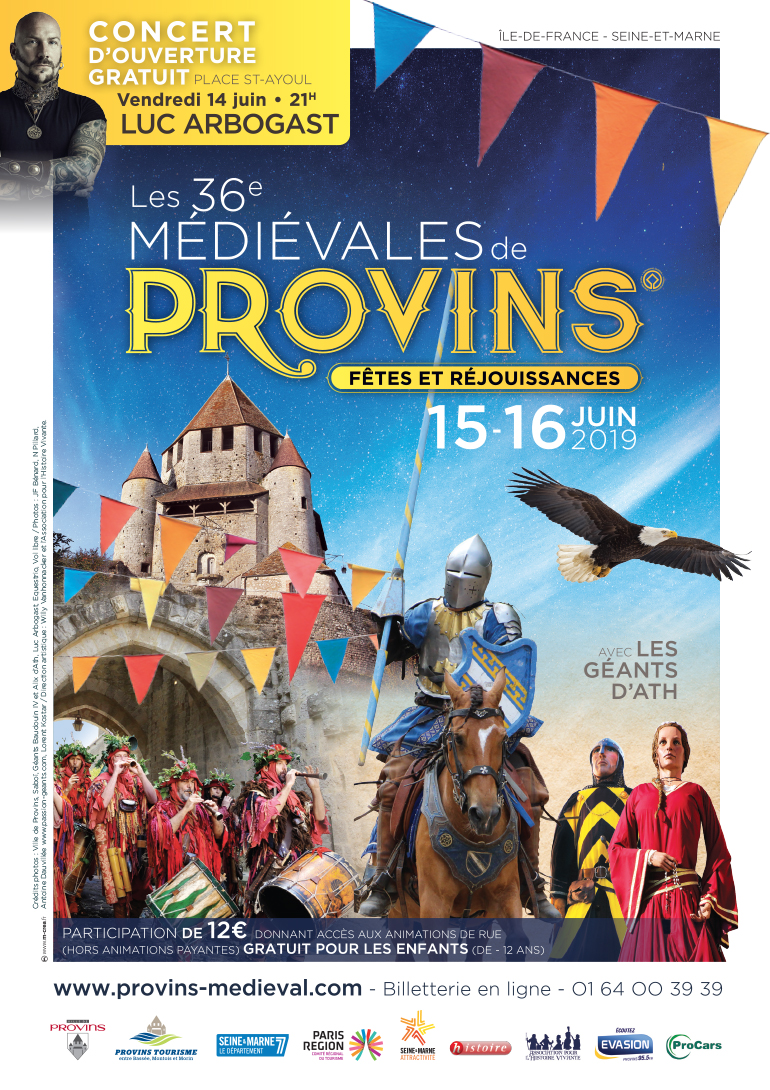 Les 36ème Médiévales de Provins sur le portail médiéval