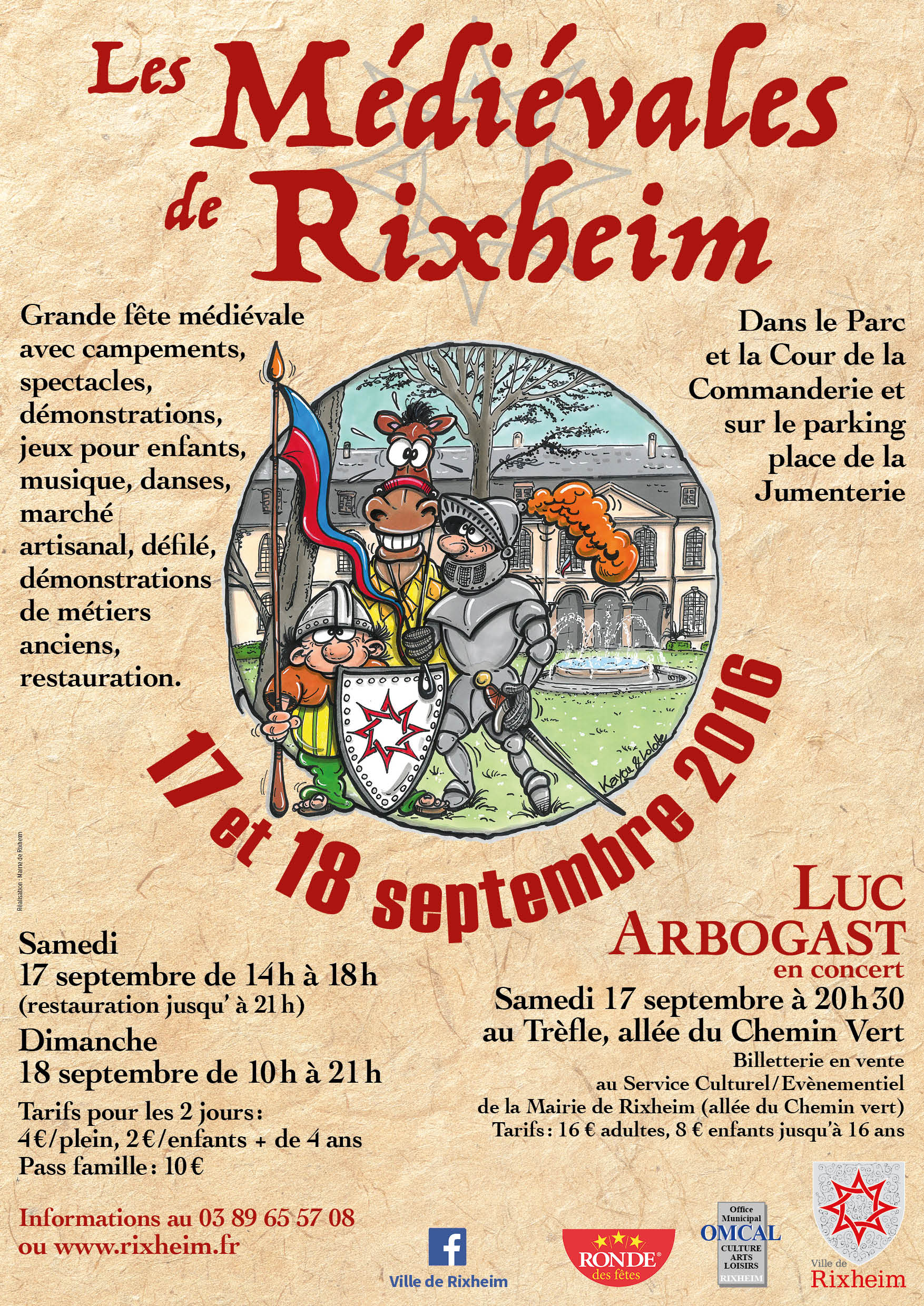 Les Médiévales de Rixheim sur le portail médiéval