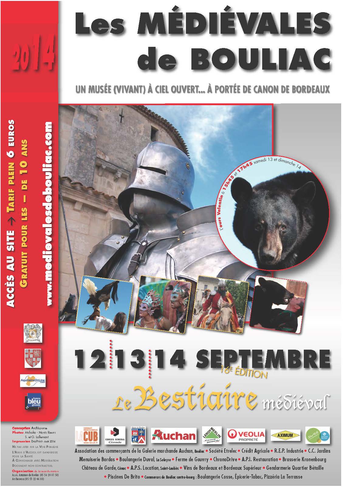 Médiévales de Bouliac sur le portail médiéval