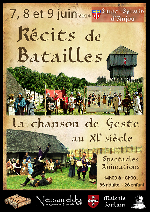 Récits de Batailles, la chanson de Geste , Saint-Sylvain d'Anjou sur le ...