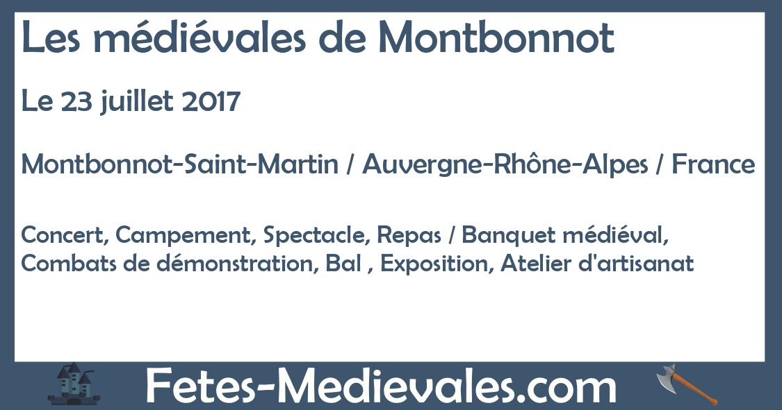 Les médiévales de Montbonnot sur le portail médiéval