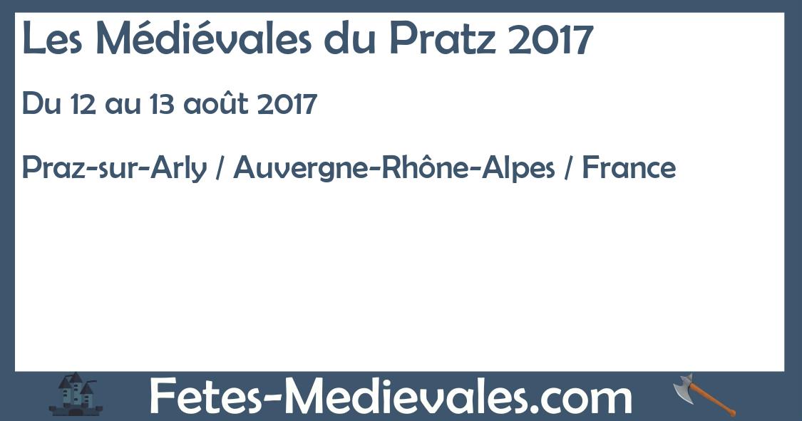 Les Médiévales du Pratz 2017 sur le portail médiéval